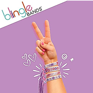 Blingle Bands DIY Gem Friendship Bracelet, 8 Band Deluxe Studio - Arts & Craft Activity for Ages 7 and Up