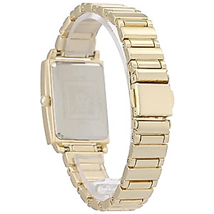 Anne Klein Women's Japanese Quartz Dress Watch with Metal Strap, Gold, 14 (Model: AK/3762CHGB)