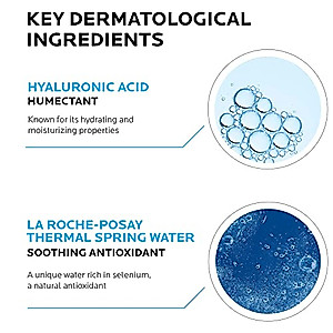 La Roche-Posay HydraphaseHA Rich, Hyaluronic Acid Face Moisturizer for Dry Skin with 72HR Hydration, Oil Free & Non-Comedogenic, 50 ML , 1.69 fl. oz.