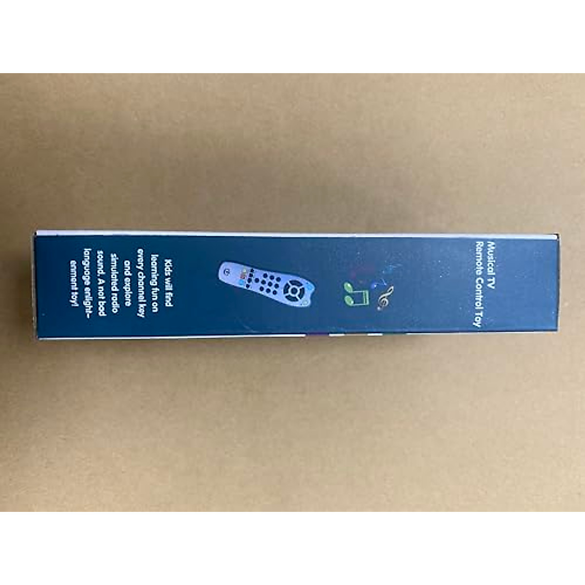 Baby Realistic TV Remote Control Toy with Light and Sound, Upgrade Adjustable Volume, Early Educational Musical Toys with 3 Language English,French and Spanish Gift Toy for 3+ Months Boys or Girls