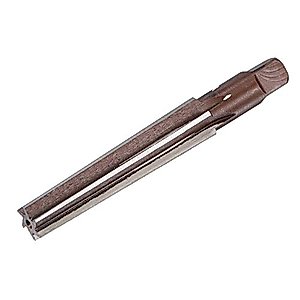 uxcell MT2 Morse Taper Reamer H8 Accuracy Alloy Tool Steel 6 Flutes Straight Shank Finish Hand Reamer Cutter Milling Tool Conical reamer for Bore Machining