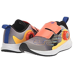 New Balance Kid's Fuelcore Reveal V3 Boa Running Shoe, Black/Infinity Blue/Vibrant Orange, 3 Little Kid