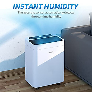 AIRPLUS 4500 Sq. Ft Dehumidifier for Basement with Drain Hose, 70 Pints Dehumidifier for Home (AP2008)