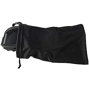 Lancer Tactical AERO Airsoft Tactical Safety Goggles -3mm Dual Pane Lens, Anti-Fog Glasses for Hunting and Cycling-One Len (Black)