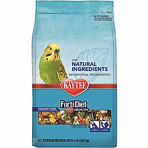 Kaytee Forti-Diet Pro Health with Natural Colors Parakeet Food, 4 lbs.