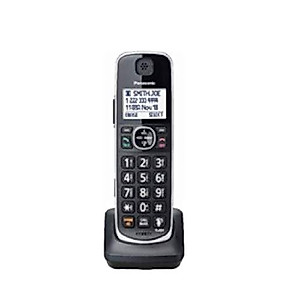 Panasonic KX-TGE674B Expandable Cordless Phone System with Digital Answering System - Black (Renewed)
