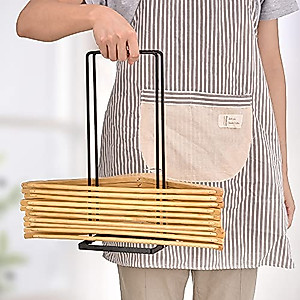 Hanger Organizer,Hanger Stacker for Closet Laundry Room,Holds up 110 Wire Clothes Hangers,Hanger Storage Rack Holder for Adult or Child Clothes Hangers