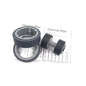 OKLILI PA03670-0001 PA03670-0002 Scanner Paper Consumable Kit Pick Roller + Brake Roller Pickup Roller Compatible with fi-7160 fi-7260 fi-7140 fi-7240 fi-7180 fi-7280 fi-7300NX