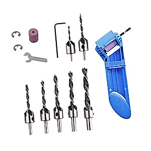 Angoily 1 Set Burr Device Set Diamond Drill Bits Electric Sharpener Wisking Tool Electric Drill Wheel Polisher Electric Drill Grinder Set Diamond Drill Bit Set Sharpening Tool Drill Set