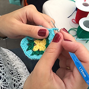 Crochet Hooks 43 Pcs,Drawdart 17 Sizes Ergonomic Crochet Hook Set with Case and Crochet Accessories,Extra Long Crochet Needles for Arthritic Hands,Crochet Kits Suitable for Knitter Enthusiasts