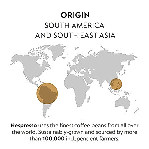 Nespresso Vertuo Fortado Decaffeinato, Gran Lungo, 30 Count Coffee Capsules (VERTUO ONLY)