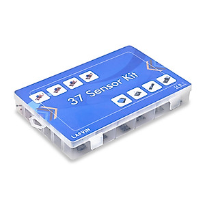 LAFVIN 37 in 1 Sensor Module Kit for R3 Board Mega2560 Mega328 Nano Compatible with Arduino IDE with Tutorial