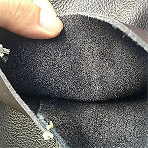 ACOMOO Thorn Proof Gloves Cowhide Leather Gardening Gloves with Long Gauntlet to Protect Your Arms Until the Elbow For Man and Woman (Black)