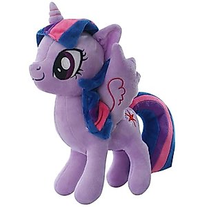 Little Horse 38CM Plush Toy Friendship Movie Feature Character Doll Action Figure Model Toy (Twilight Sparkle) (Twilight Sparkle)