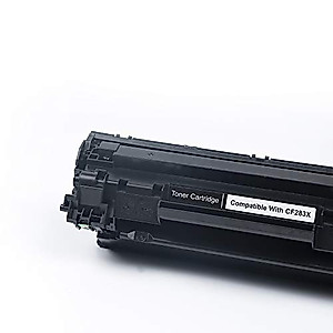 DIGITONER Compatible High Yield Toner Cartridge for HP CF283X Canon CRG137 Toner Cartridge – HP 283X Canon 137 High Yield Toner Cartridge Replacement for HP Laser Printer – Black [10 Pack]