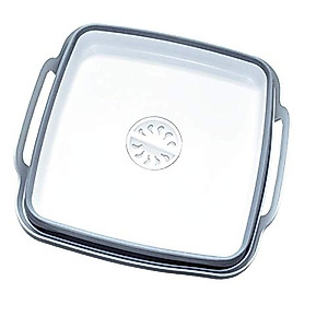 DUYKQEM Dish Basin Collapsible with Drain Plug Carry Handles for 9 L Capacity, Collapsible Sink Tub, Dish Wash Basin, Portable Dish Tub, Foldable Dishpan for Camping Dish Washing Tub and RV Sink