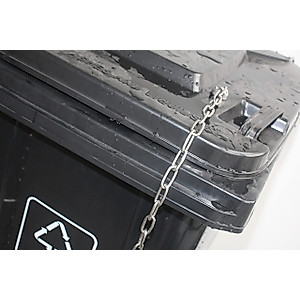 NEMCUHE Garbage Can Security Strap, Drilling Required, Keep Lid Closed