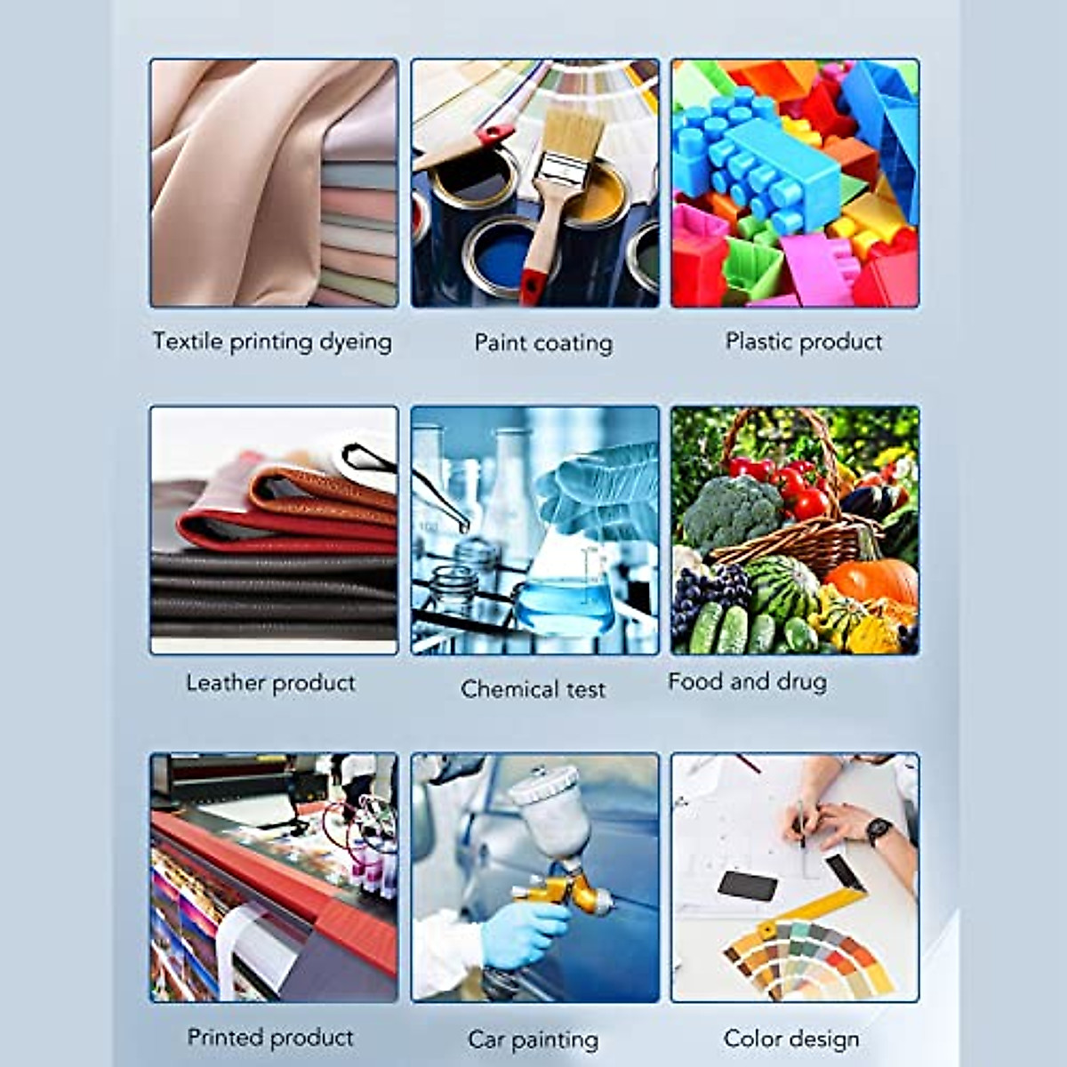 Colorimeter, QC Inspection Function Portable Multiparameter Measurement Color Difference Meter for Automotive Paint