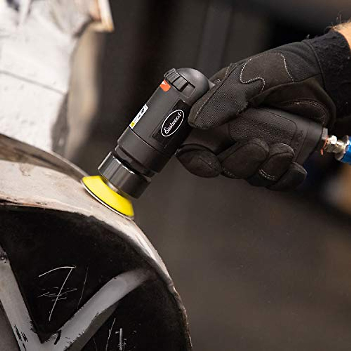 Eastwood Pistol Grip 3In Composite Orbital Sander Comfort Durable Lightweight