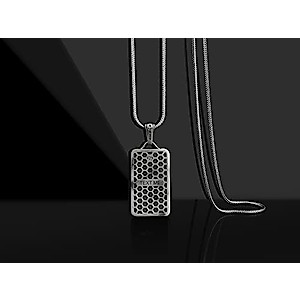 BySilverStone Jewelry - Winged Azrael Personalized Necklace, Angel Of Death With Scythe Customizable Necklace, Best Friend Necklace, Gothic Necklace, Horror Art