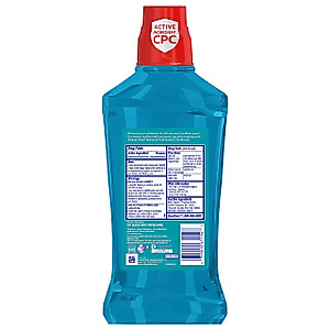 Colgate Total Gum Health Alcohol Free Mouthwash, Antibacterial Formula, Helps Prevent Gingivitis Gum Disease, Clean Mint - 1L, 33.8 fluid ounce, 6 Pack