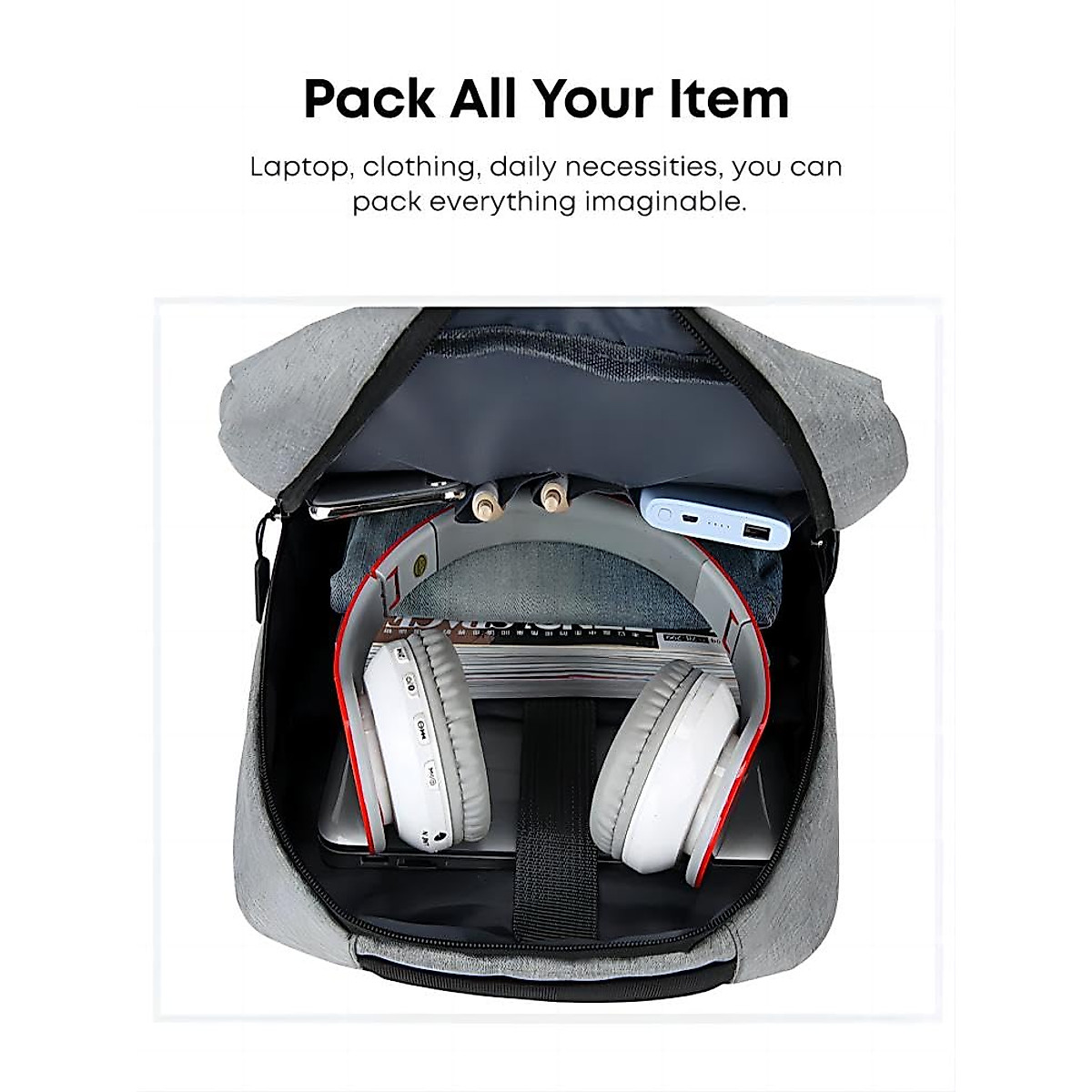 CHUWI Travel Laptop Backpack, 14inch/15.6inch Business Durable Backpacks, Waterproof Fabric, Laptop Bag for Business, Lightweight Bag for HeroBook Pro/GemiBook XPro/MiniBook X/FreeBook/GemiBook Plus