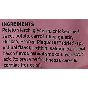 Indigenous Grain Free Dental Health Bones 2 Flavor Variety Bundle: (1) Smoked Bacon Flavor, and (1) Carrot & Pumpkin Flavor, 17 Oz. Ea.
