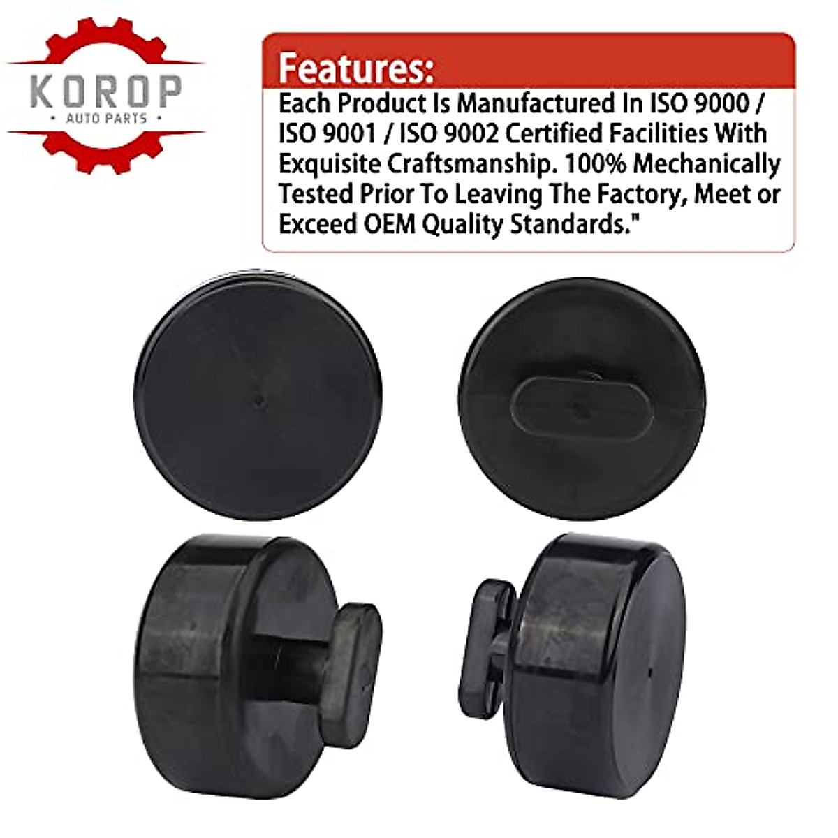 Lifting Jack Pad (4pcs) Compatible with Chevy Corvette C5 C6 C7, Rubber Lift Point Adapter Jack Pucks with Storage Bag