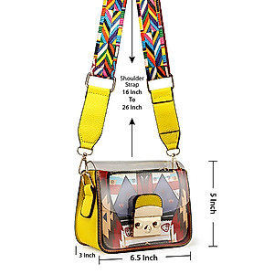 OCT17 Women Mini Clear Transparent Jelly Purse Plastic Cross fanny packs body Durable Summer Shoulder Bag