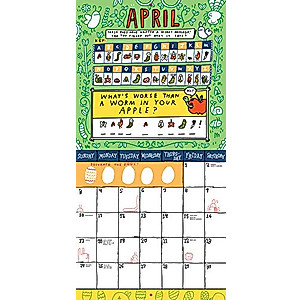 Kid's Awesome Activity Wall Calendar 2022: A year of pure fun, with no batteries included.