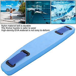 Swimming Floatation Belt, Small Size Adjustable Swimming Buoyancy Belt Outdoor Swim Training Aid for Adult and Kids(Blue)