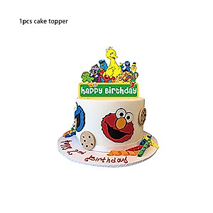 51-piece themed Birthday party Supplies set includes banners, tablecloths, balloons, dinner plates, goody bags, cake toppers and cupcake toppers for boys' and girls' birthday party decorations