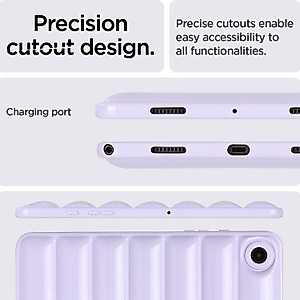 FERKAP Stand Tablet Cover Tablet Case Compatible with Samsung Galaxy Tab A8 10.5 inch 2021 (SM-X200/X205),Ultra Thin Lightweight Full Protective Cover Drop-Proof Shock-Proof (Color : Purple)