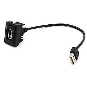 MOTONG Male to Female USB Cable Charger for Toyota VIOS/ALTIS (32 * 20mm)