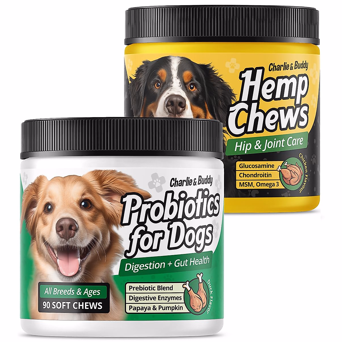 Hemp Hiр and Jоint Supplement for Dogs + Probiotics Chews for Dogs