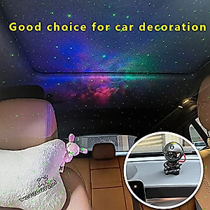 SHJQJJLBCQ Galaxy Projector, Astronaut Light Projector, Star Projector, Kids Night Light, Projector Lights for Bedroom, Adult Playroom,Ceiling, Room Decoration