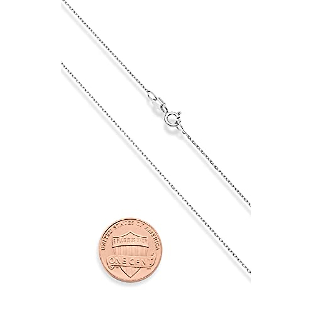 Miabella Italian 925 Sterling Silver or 18Kt Yellow Gold Over Silver Cross Necklace for Women, Small Cross Pendant on 18 Inch Chain Made in Italy (sterling silver)