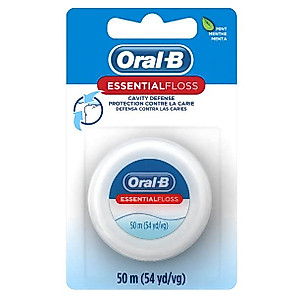 Oral-B Essential Dental Floss Waxed - each, Pack of 4