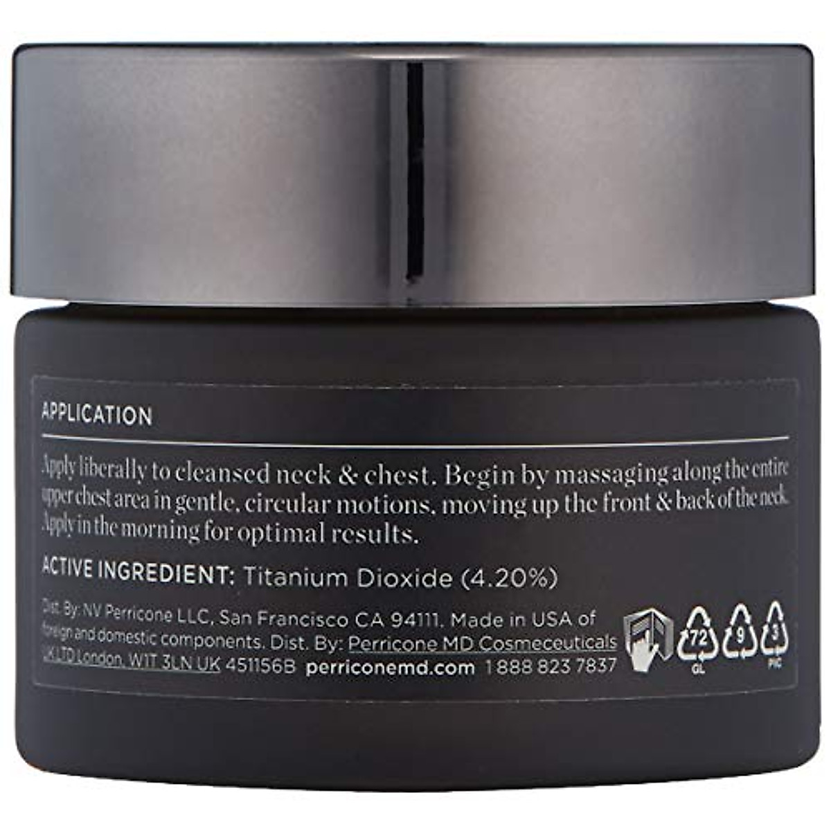 Perricone MD Cold Plasma Plus+ Neck & Chest Broad Spectrum SPF 25 1 Ounce