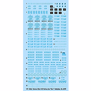 Hobby Boss German 80cm K(E) Railway Gun 'Dora' Vehicle Model Building Kit for 14 years to 18 years