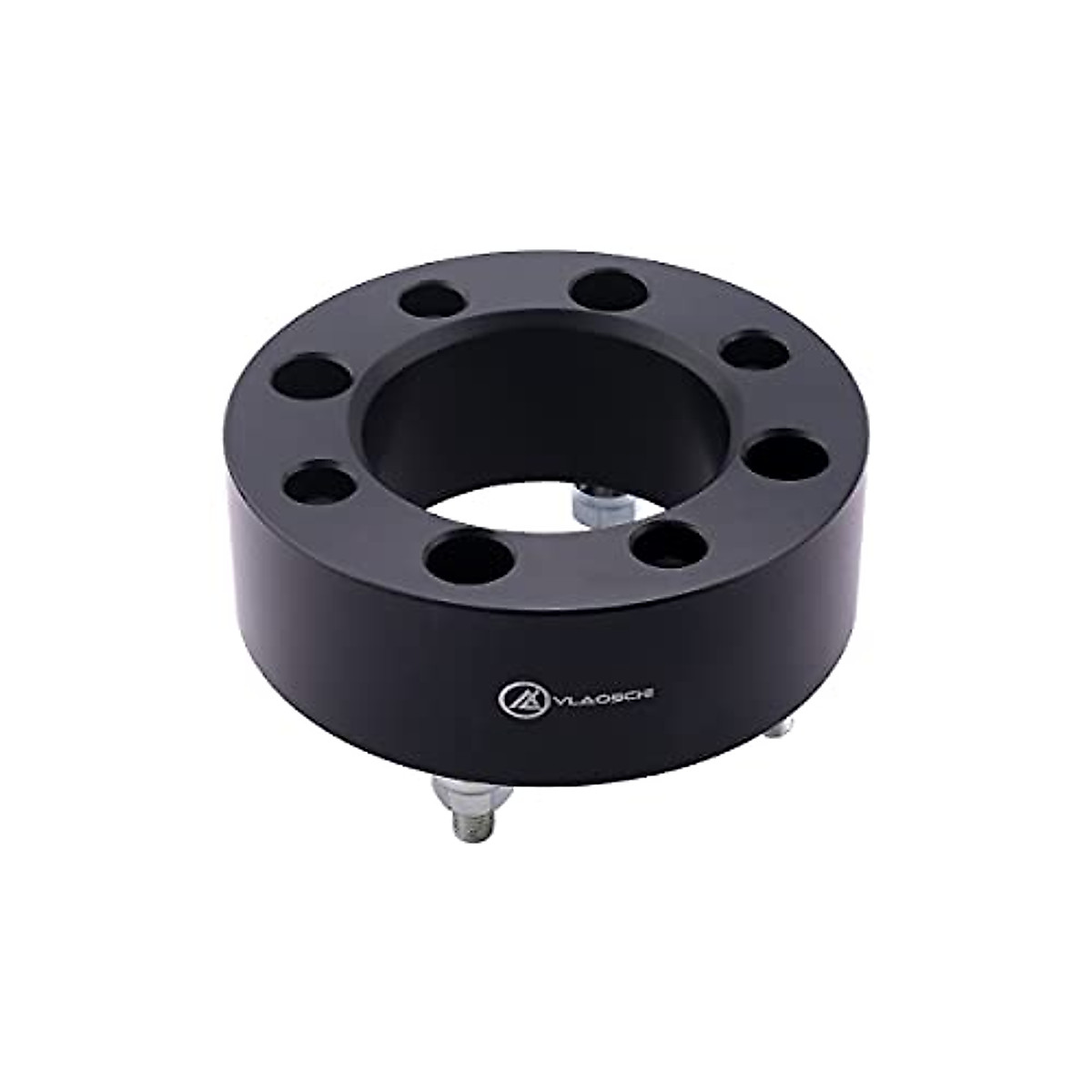 VLAOSCHI Black Forged ATV UTV 4x110 Wheel Spacers 2 Inch with 10x1.25 Studs Compatible with Honda Suzuki-Yamaha-Kawasaki 4 Lug for Foreman Rincon Rancher Kodiak Grizzly King Quad - Pack of 4