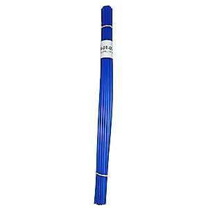 Polyethylene (LDPE) Plastic Welding Rod, 1/8" Diameter, 30 Ft, Blue