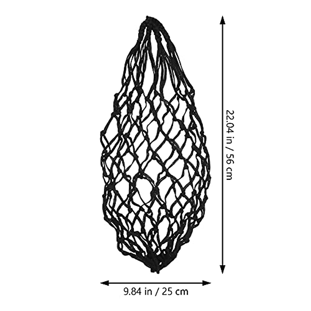 Mikikit Chicken Coop Accessories Poultry Vegetable Feeding Tool: Chicken Vegetable String Bag Cabbage Feeder Treat Feeding Mesh Bag Thickened Poultry Food Feeding Mesh Bag- Black Goat Feeder