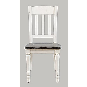 Madison County Reclaimed Pine Slatback Farmhouse Dining Chair (Set of 2)
