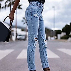 Jean Tulle Skirt for Women Women's Street Vintage Copper Wash Jeans Pants Jean Pants for Women Stretchy