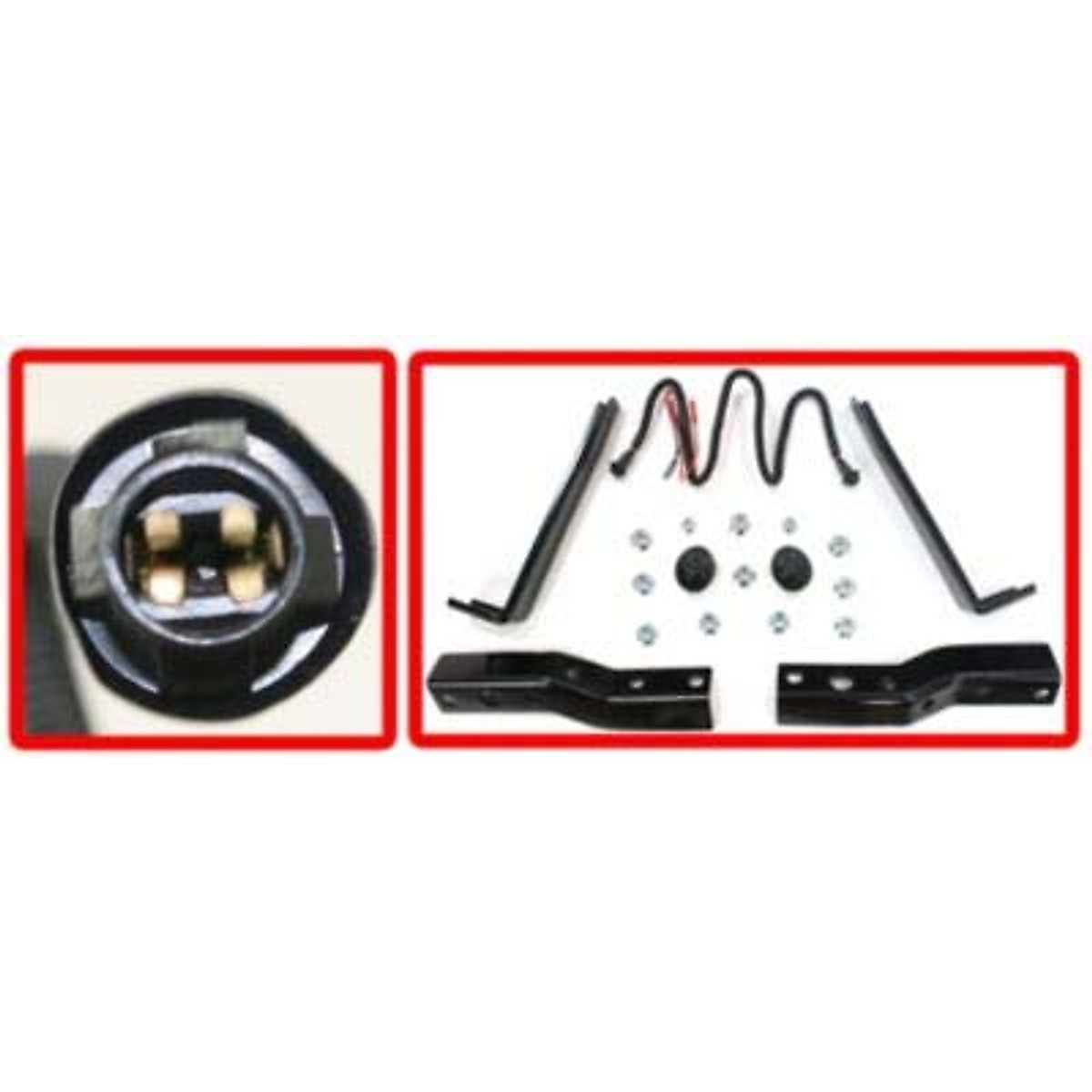 Evan Fischer Step Bumper Compatible with 1993-2011 Ford Ranger Assembly Powdercoated Black Steel Hitch Style Fleetside