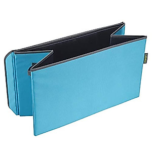 meori Storage Box with Lid, Large, Azure Blue