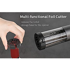 Electric Wine Bottle Opener Automatic Wine Opener Electric Corkscrew with Wine Aerator,Foil Cutter,Wine Stopper,Perfect Wine Gifts for Wine Lovers