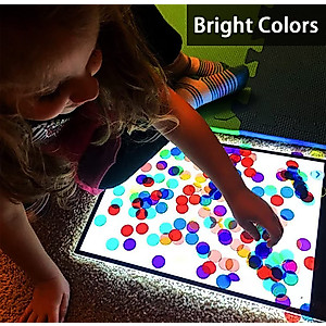 Dacefloy Magnetic Bingo Set -100 PCS Multicolour Metal Ringed Chips/Plastic Poker Tokens/Markers/Math Counting/Science Exploration/STEM Kit/Family Game Nights