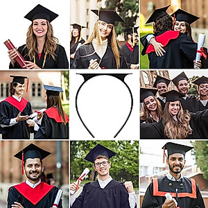 Newngo Graduation Cap Headband Secures Your Graduation Cap,Graduation Cap Hack for Natural Curly Hair,2024 Graduation Cap Upgrade Inside Grad Cap Headband(2 PCS)